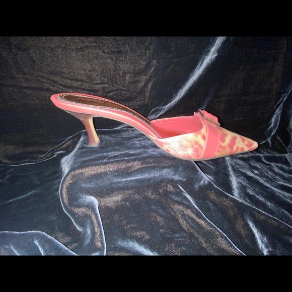 Isabella Fiore | Shoes | Isabella Fiore Leopard Print Mule Heels | Poshmark